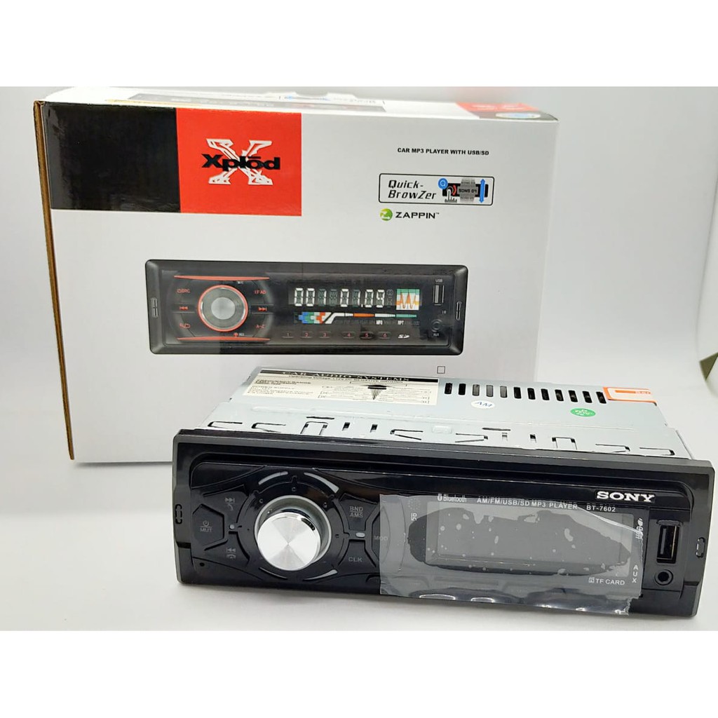 Sony Xplod Car MP3 Player with AM/FM/Bluetooth/USB/SD S6082 | Shopee ...