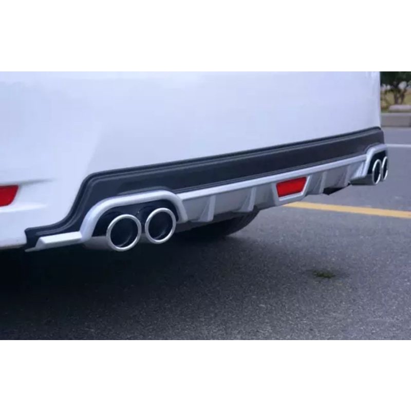Rear Diffuser Universal Bumper Honey comb design all car hatchback ...