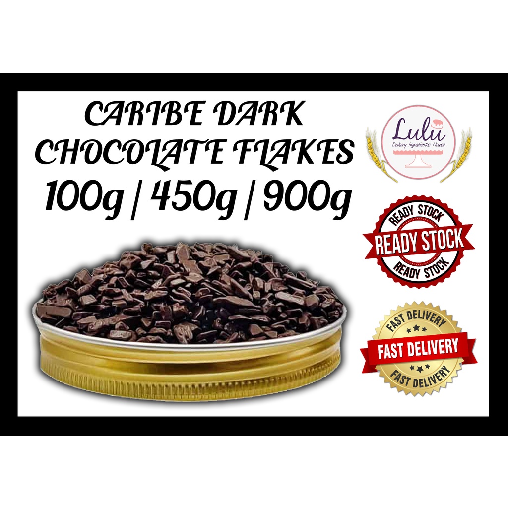 100g/250g/500g/1000g Caribe Dark Compound Flakes / Dark Chocolate Flakes HALAL | Shopee Philippines