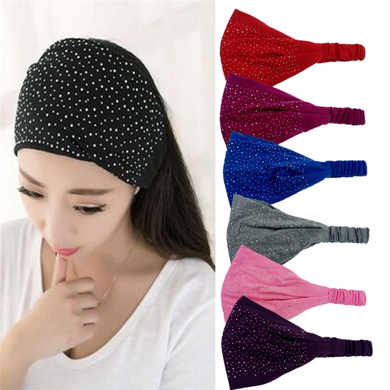 Summer Soft Women Wide Fabric Headband Dance Headband | Shopee Philippines