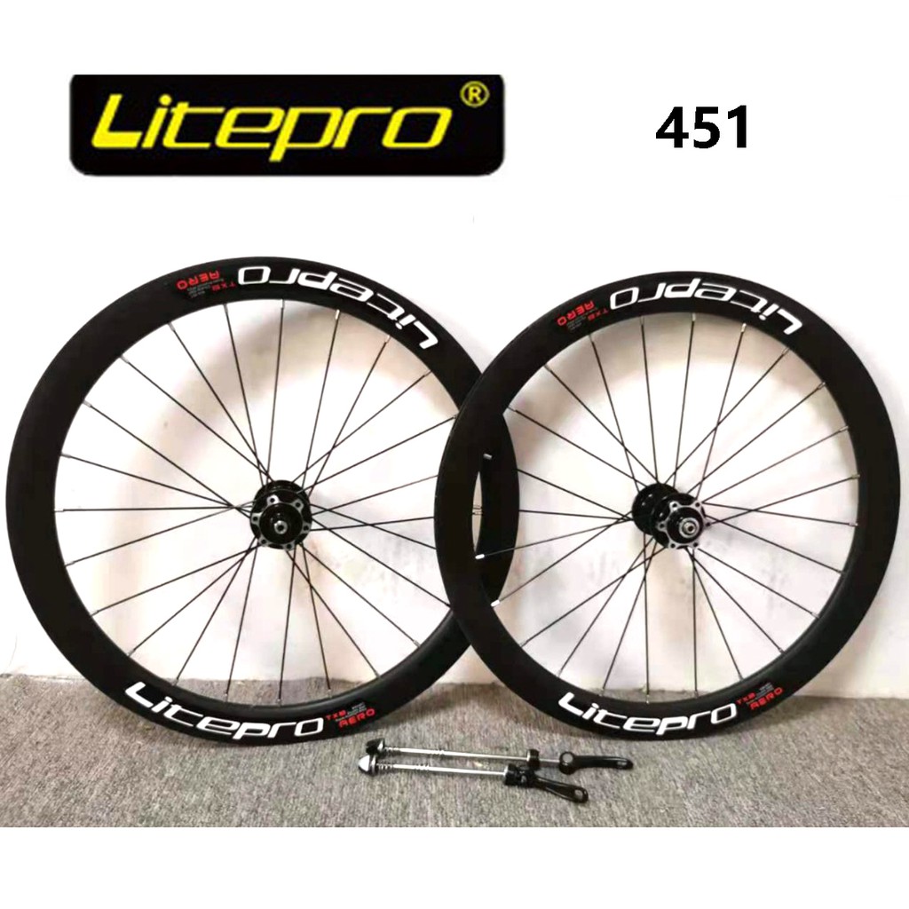 Litepro 120 beeps Folding Bike Wheel 349/406/451 Bicycle Wheel Set ...