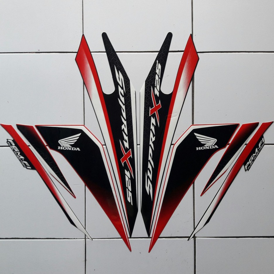Honda supra x 125 fi 2017 striping sticker | Shopee Philippines