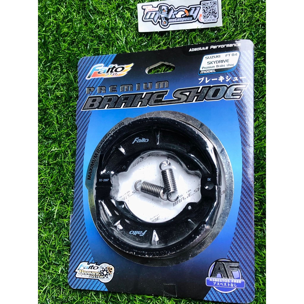FAITO BRAKE SHOE FOR SUZUKI SKYDRIVE | Shopee Philippines