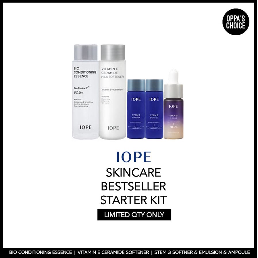 [NEW/EXCUSIVE] IOPE SKINCARE BESTSELLER STARTER KIT (BIO CONDITIONING ...