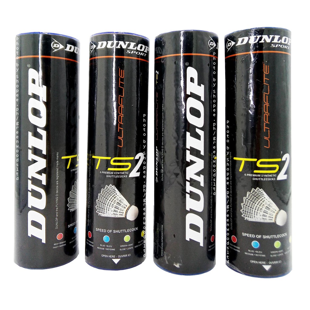 Dunlop Neon Nylon Shuttlecock TS2 (6pcs) GW_S3 | Shopee Philippines