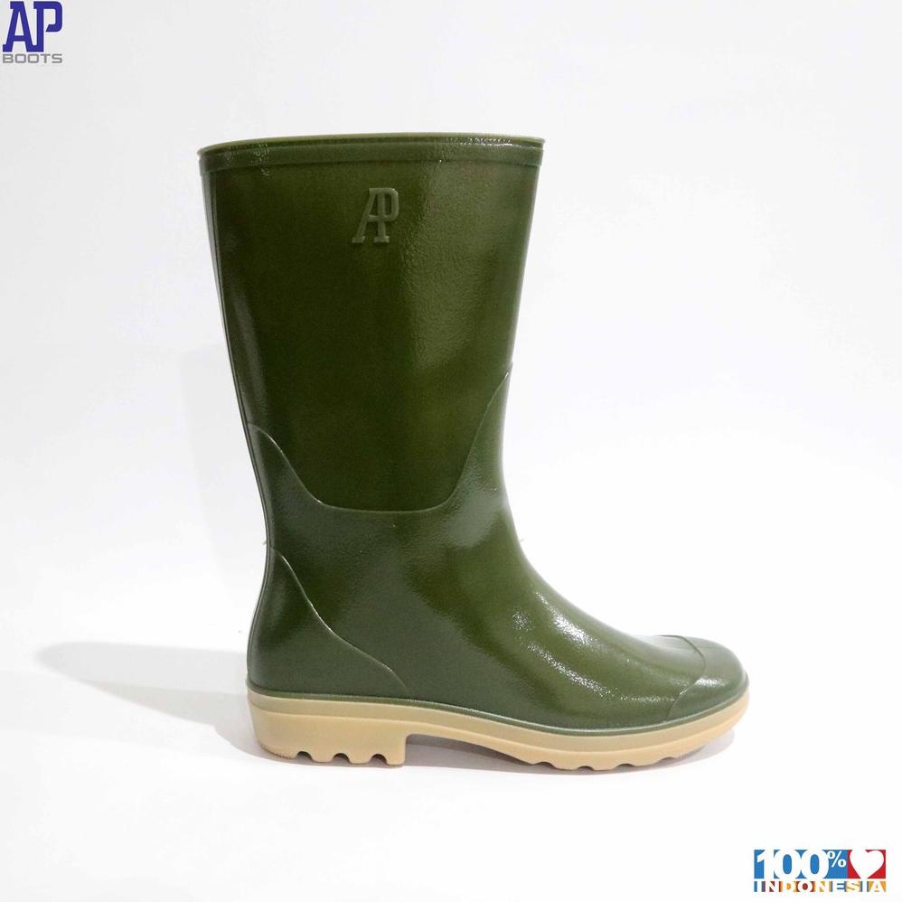 [SIM.15Jn22c] AP 9303 GREEN 44-45 BIG SIZE - RUBBER SAFETY BOOTS - AP ...