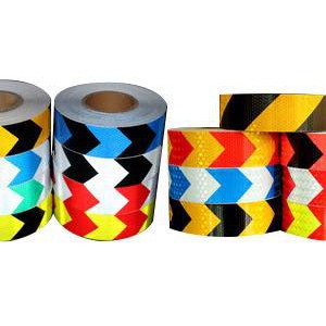Reflective Safety 5cm-25m/5cm-50m Warning Tape Strip Arrow Sticker ...