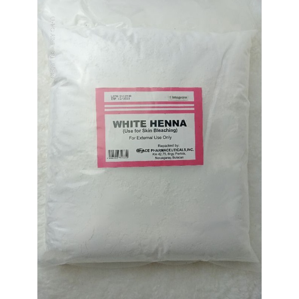 WHITE HENNA - USE FOR SKIN BLEACHING | Shopee Philippines