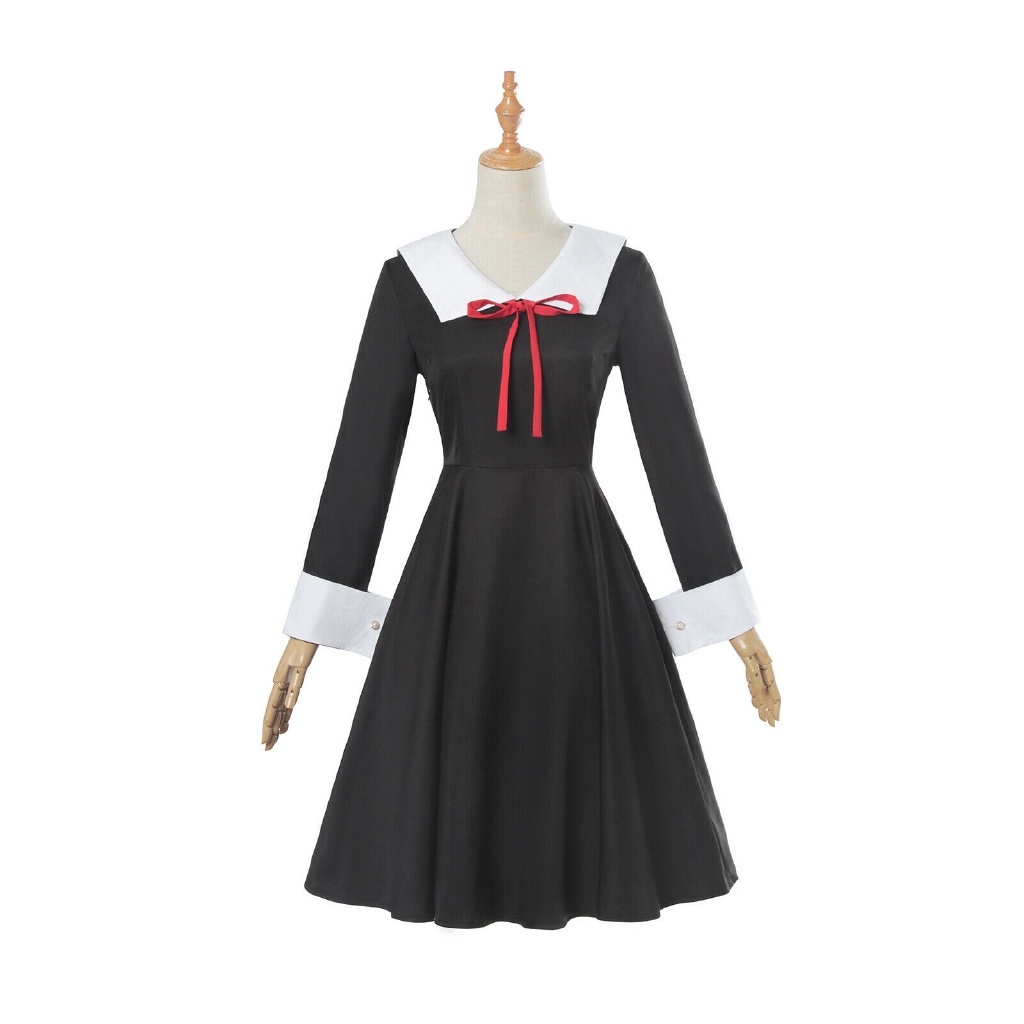 Kaguyasama Love Is War Cosplay Shinomiya Kaguya Fujiwara Chika Costume Uniform Dress Suit Campus
