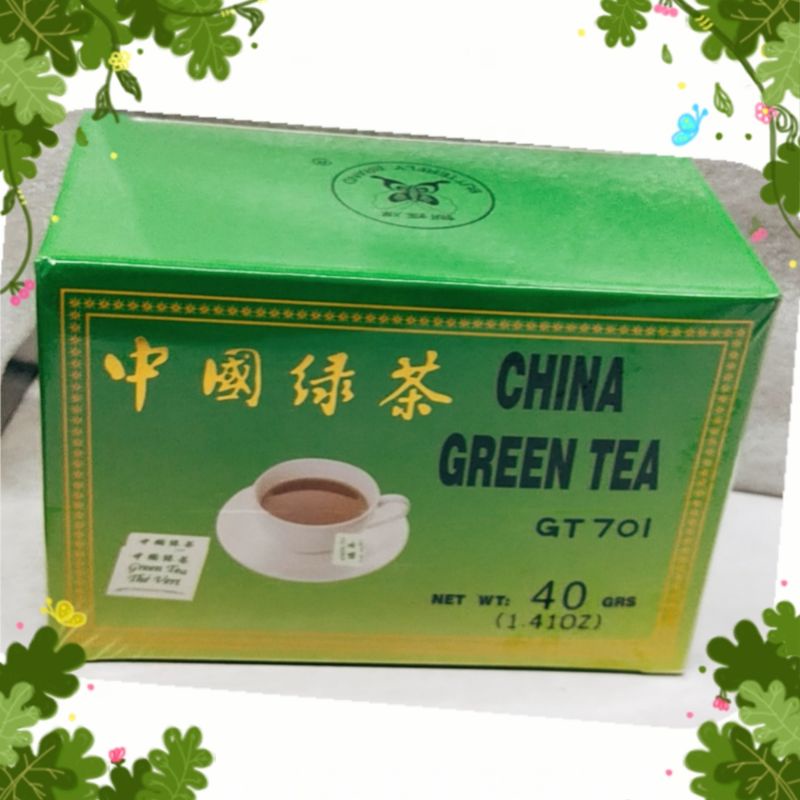 CHINA GREEN TEA small 20 tea bag per box | Shopee Philippines