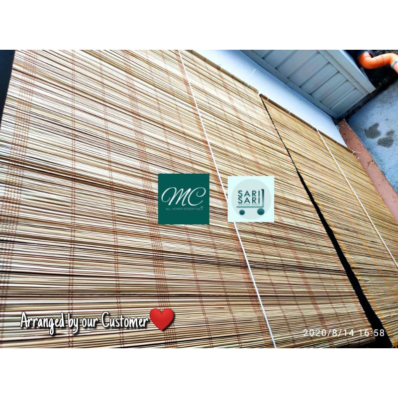 Asian Native Blinds Roll Up/ Traditional Outside Blinds Width- 2.5ft; 3 ...