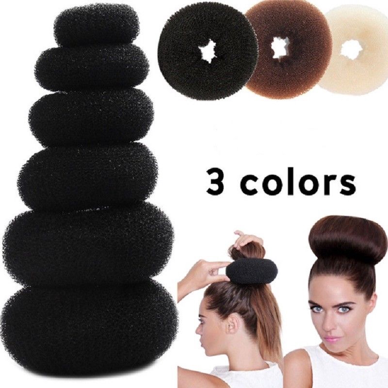 3pcs/set Hair Donut Bun Maker DIY Tools for Hair Accessories Donut Hair ...