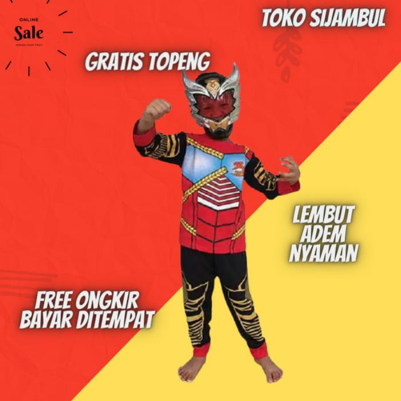 Superhero Pajama Costume Suit Boys Character Bima X Age 2-10 Years ...