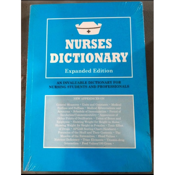 NURSES DICTIONARY EXPANDED EDITION | Shopee Philippines