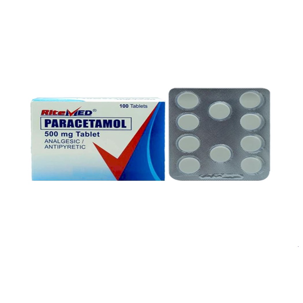 RITEMED Paracetamol 500mg 1 Tablet (Sold per tablet) | Shopee Philippines