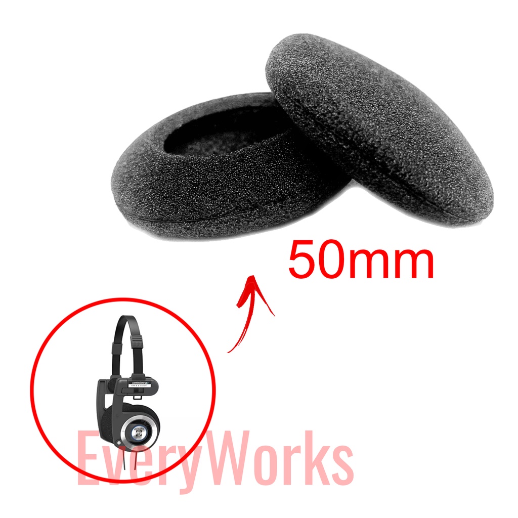 50MM or 5CM Diameter Ear Foam replacement foamies for Plantronics ...