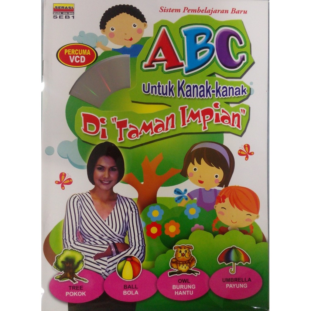 Abc For Children In The Dreamway VCD With Book | Shopee Philippines