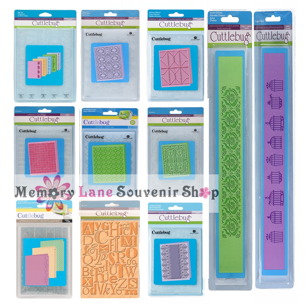 Cricut CuttleBug Embossing Folder | Shopee Philippines