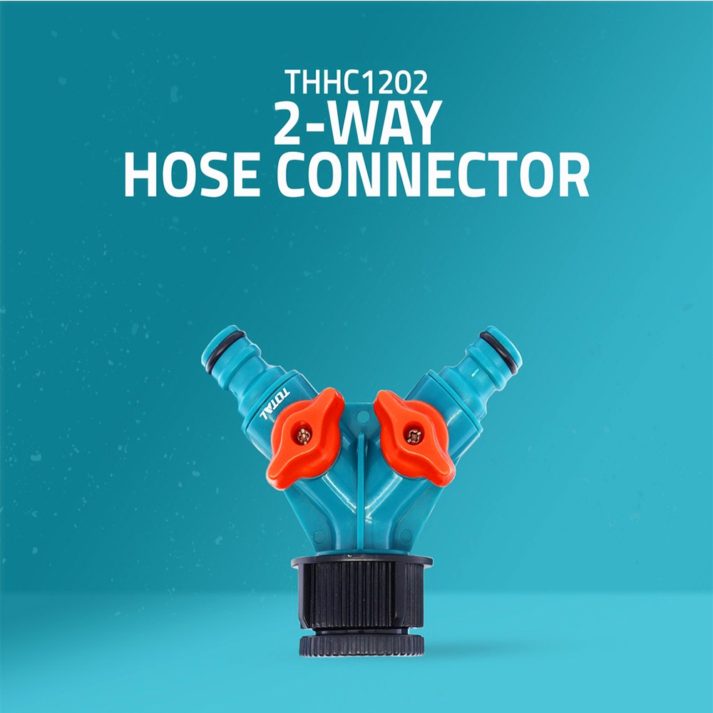TOTAL Plastic Hose Connector 2 Way Hose Connector (THHC1202) | Shopee ...
