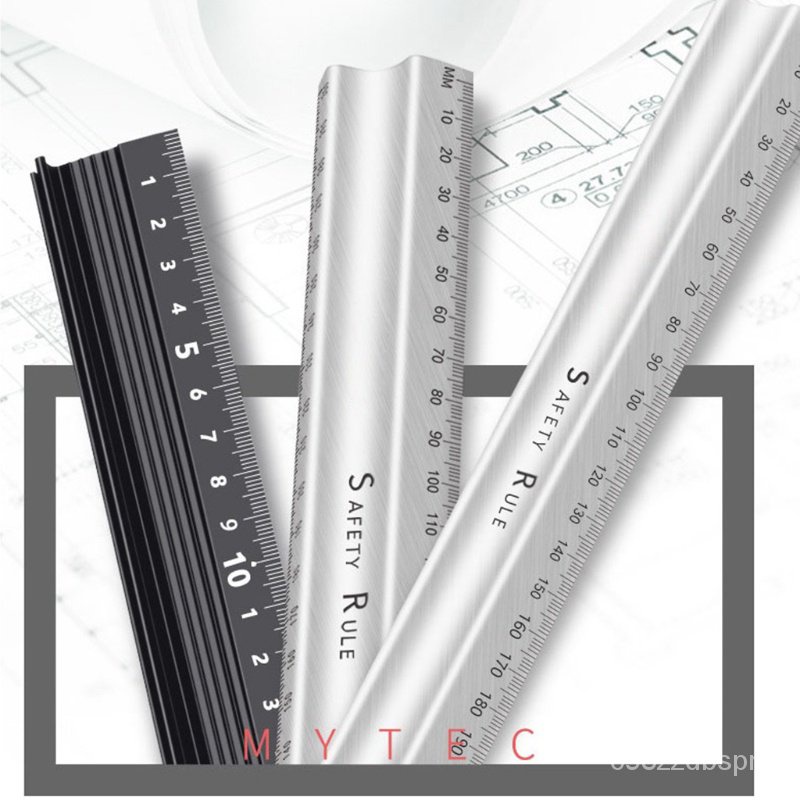 PCF* Thickness Ruler Protective Ruler Stainless Steel Measuring ...