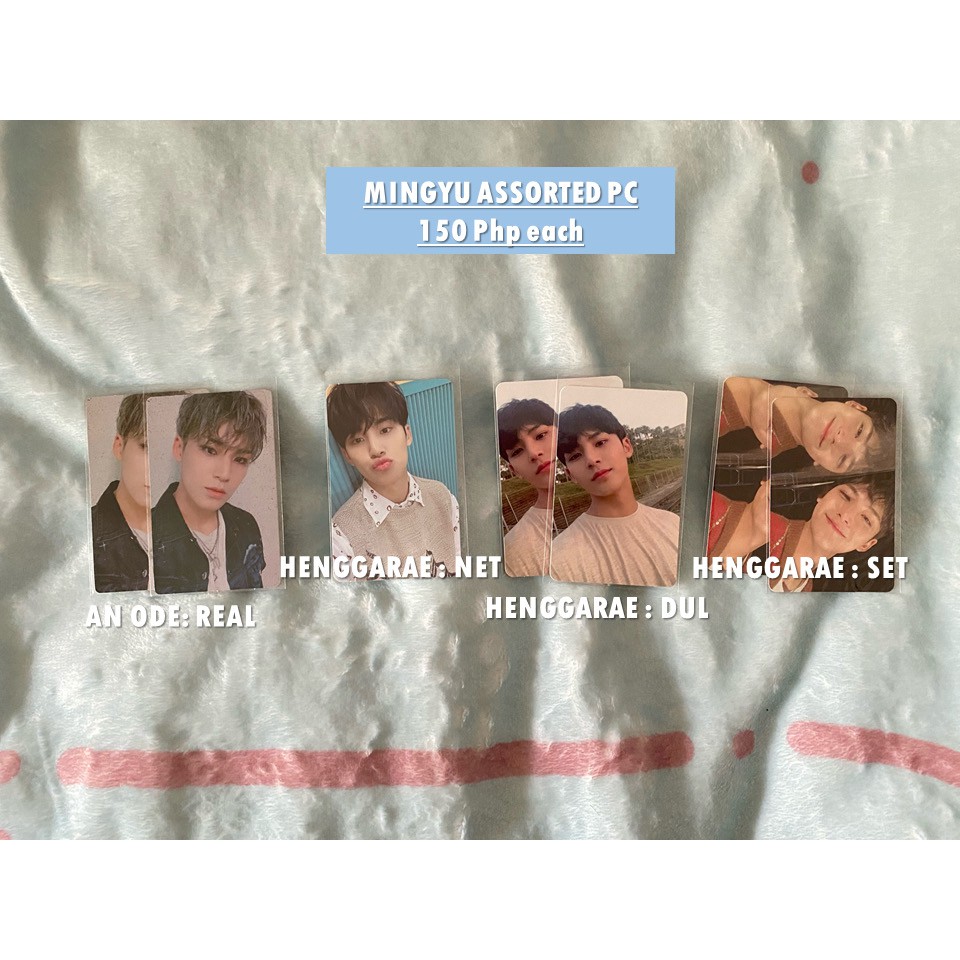 MINGYU ASSORTED PHOTOCARDS (Seventeen) | Shopee Philippines