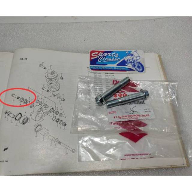 Suzuki RGR 150 Floater Bolt New Ori SGP | Shopee Philippines