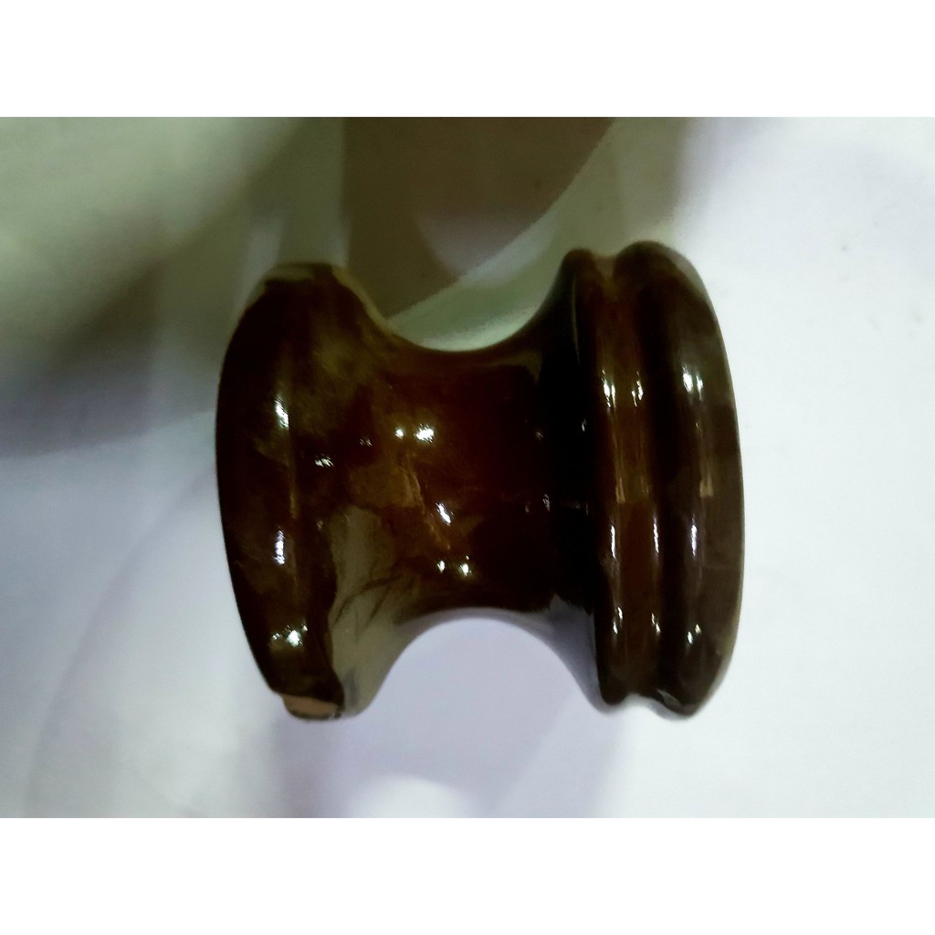 SPOOL INSULATOR 3/4" Hole Ceramic | Shopee Philippines