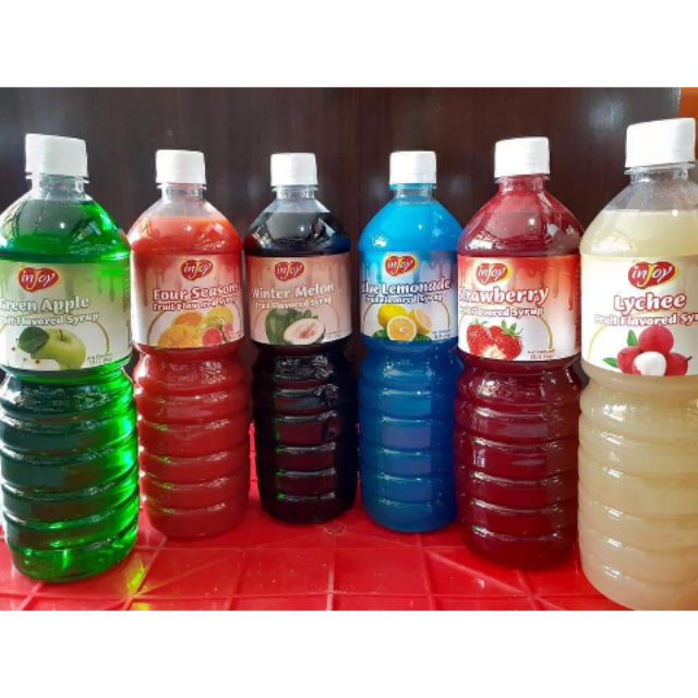 InJoy Easy-to-Use Fruit and Chocolate Syrup for Effortless Drinks and ...