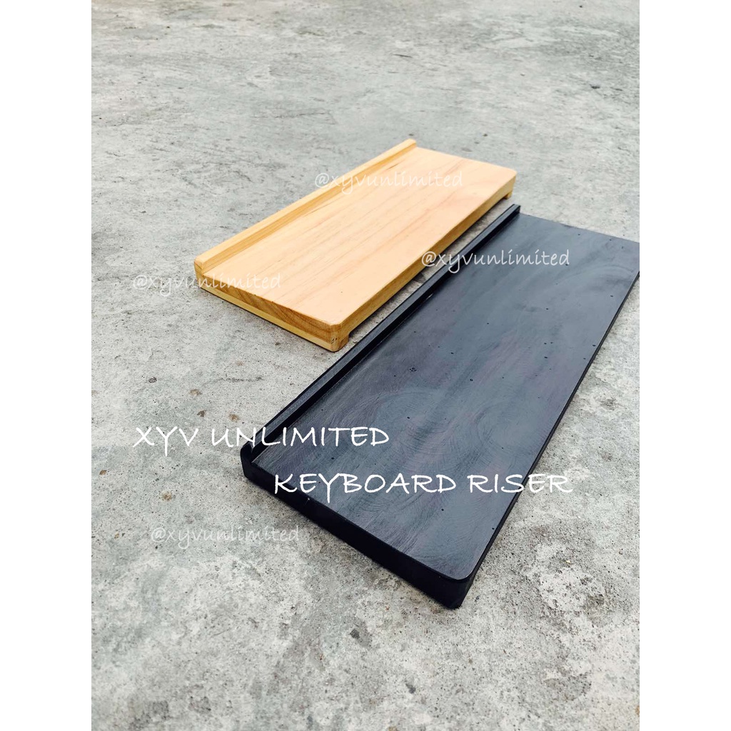 Ergonomic Keyboard Wood Riser Keyboard riser Keyboard tray Gaming ...