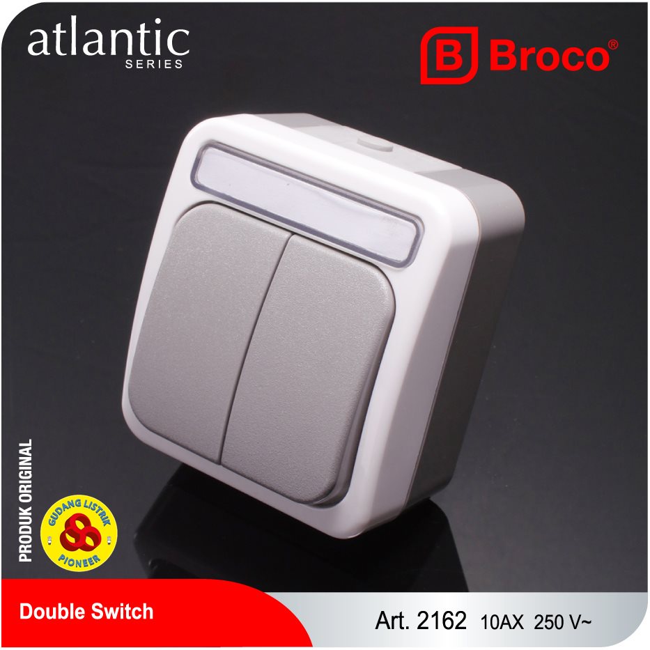 Broco Switch 2G Weatherproof 2162 Atlantic Waterproof 2 Gang Switch ...