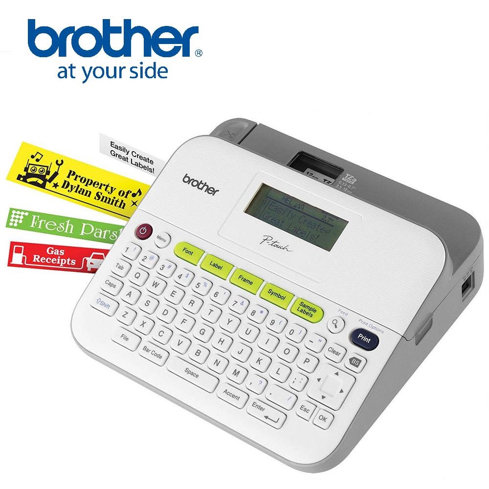 Brother PT D400AD Complete Set Easy-To-Use Labeling Machine With Twin ...