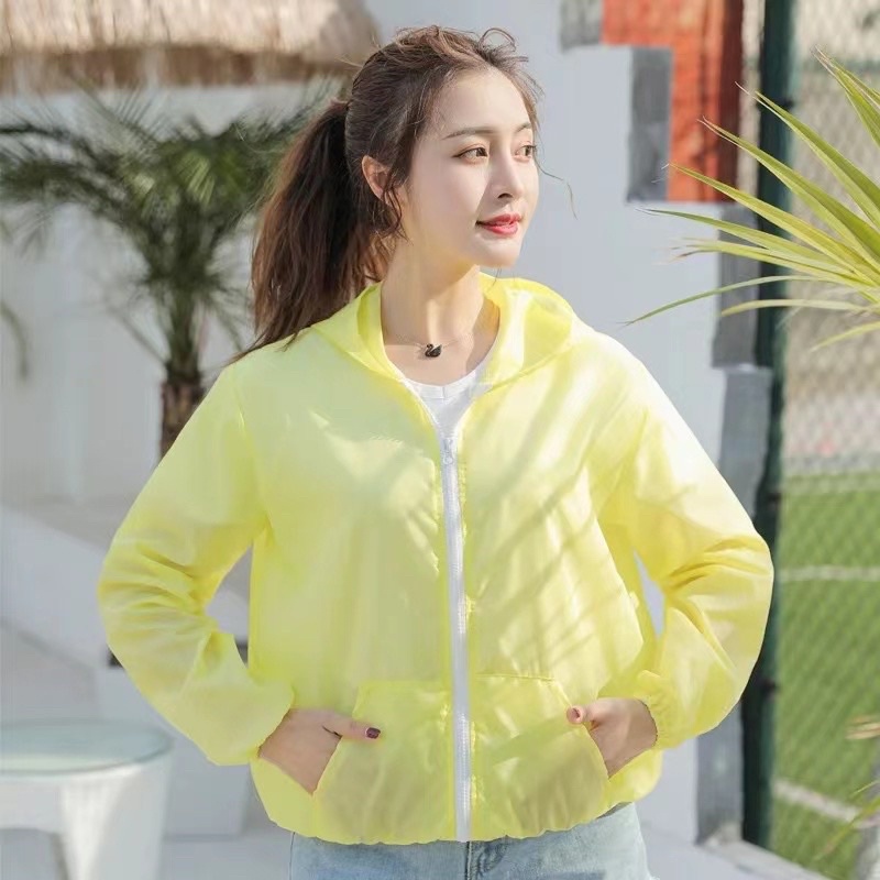 Women Korean sun Summer Protection Clothing protect sports Long sleeve ...