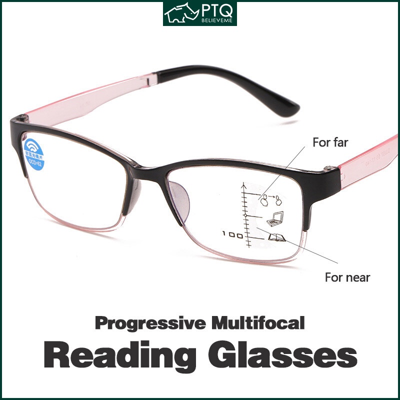 Progressive Multi-focal Reading Glasses for Women Near and far Dual ...