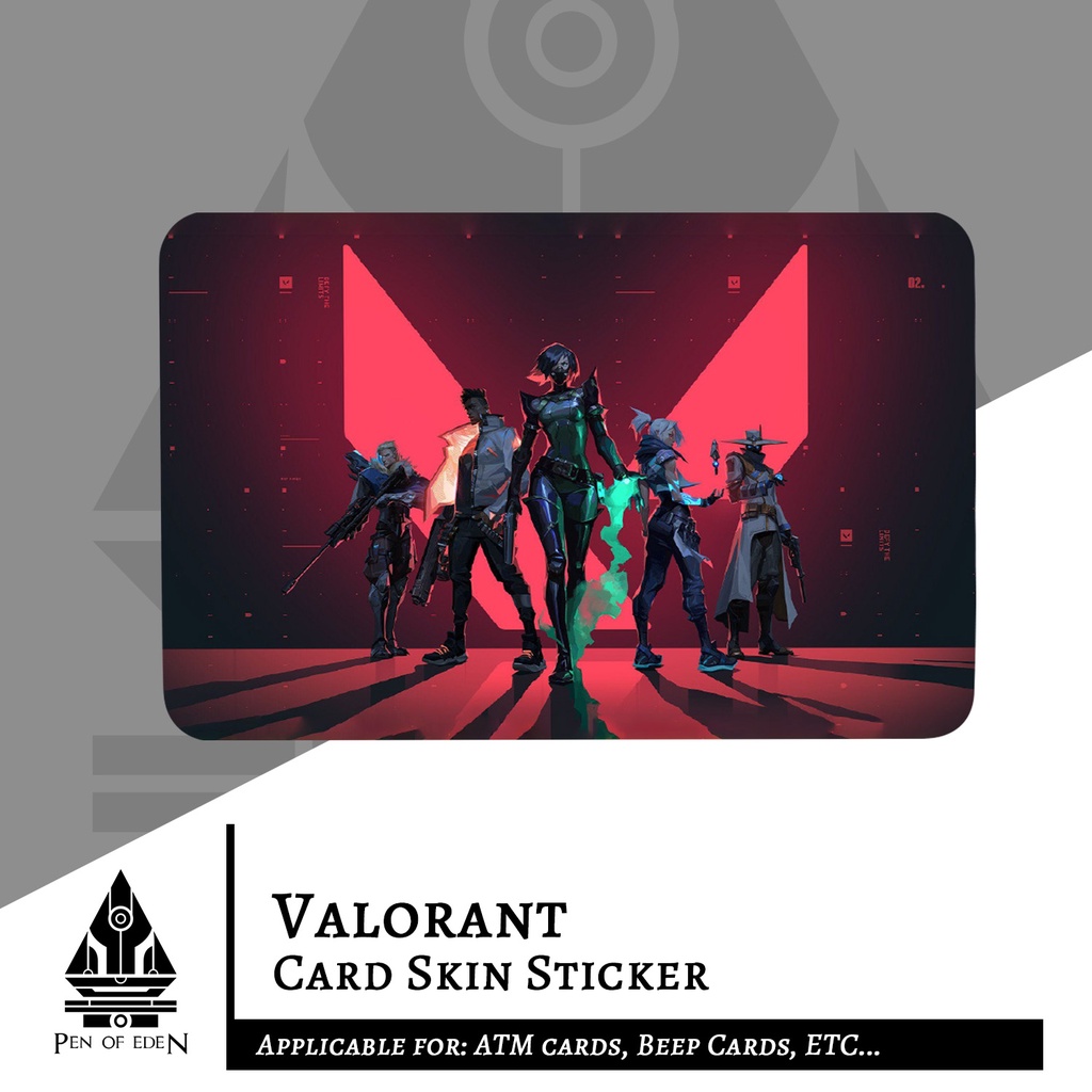 Valorant Card Skin Sticker for ATM Card & Beep Card | Shopee Philippines