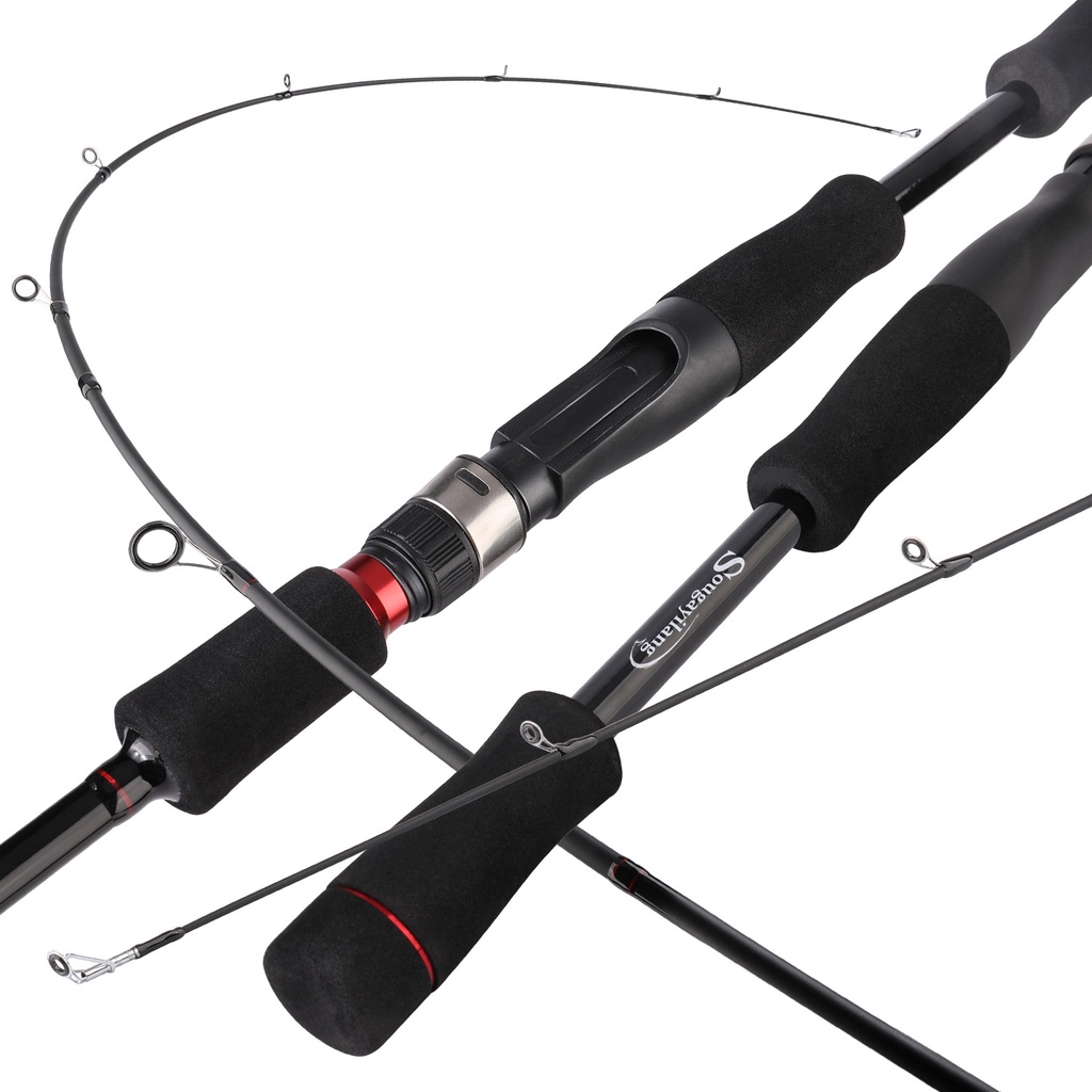 Fishing Rod Carbon Rod M Power 2 Section 1.8/2.1m Spinning/Casting ...