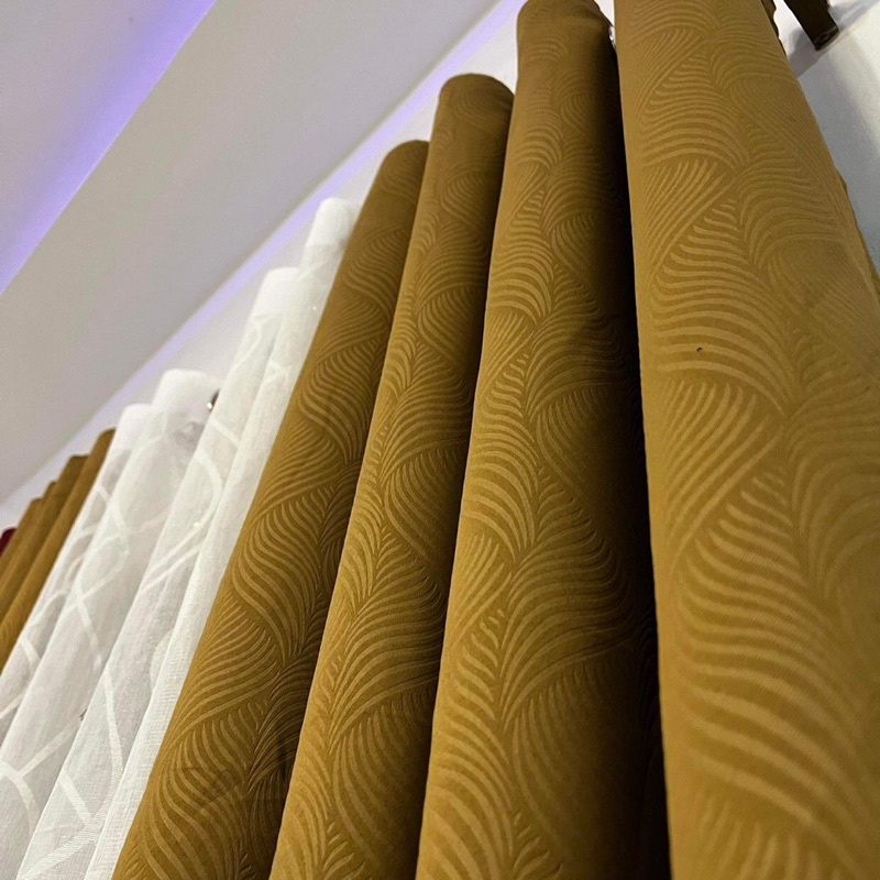 7ft Blackout Curtains w/ Design ( Sold individually - 1 piece ...