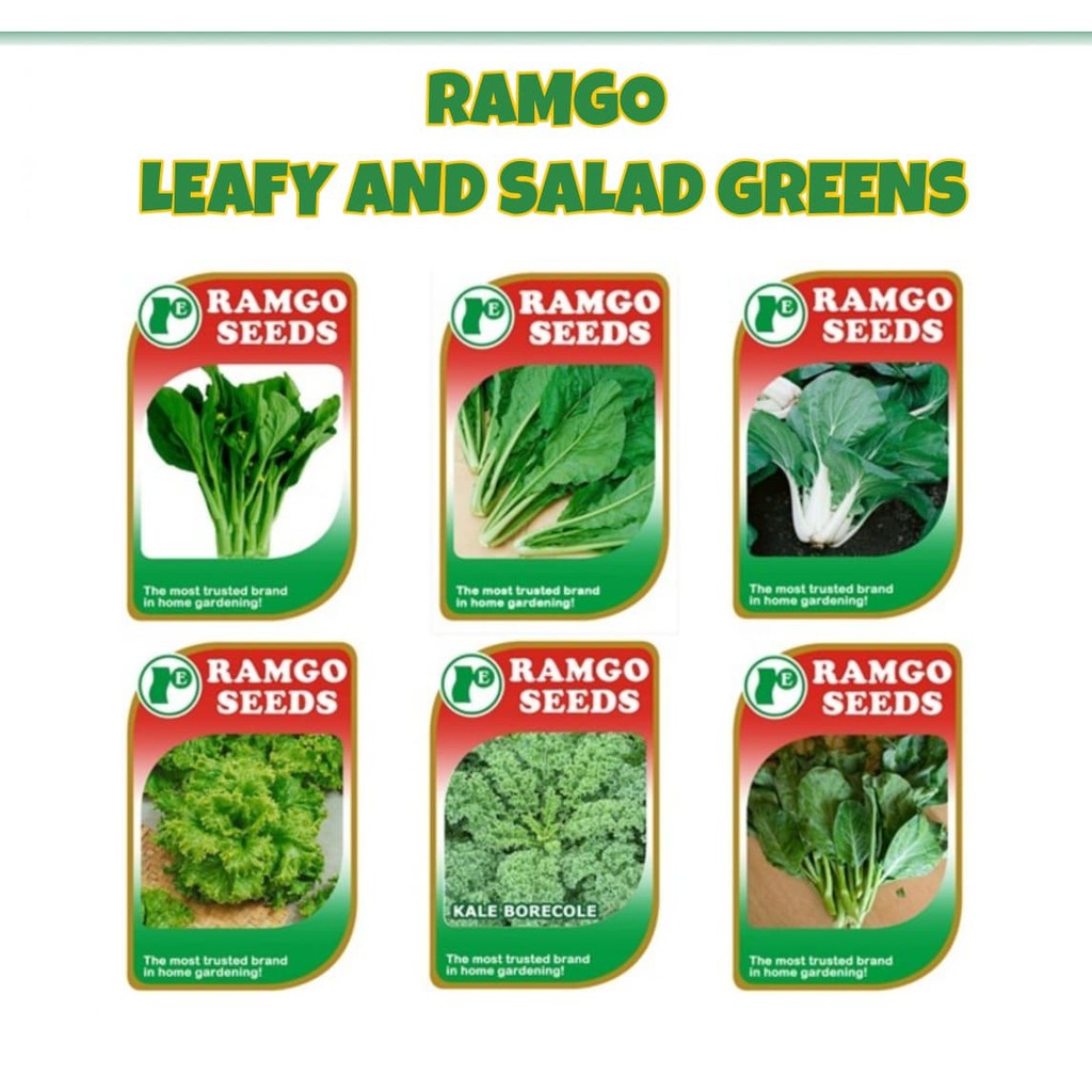 Ramgo Leafy Green and Vegetable Seeds | Shopee Philippines