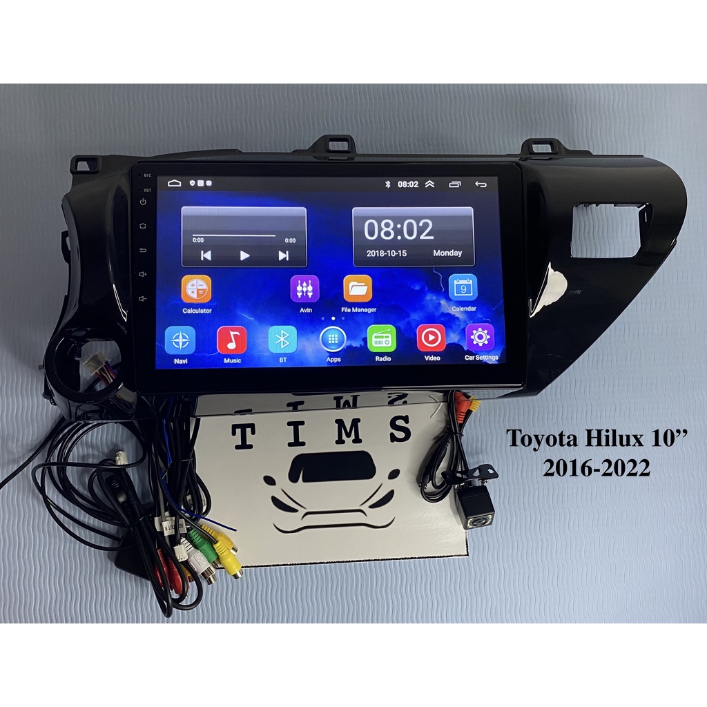 TOYOTA HILUX 2016 2017 2018 2019 2020 2021 10” Android Head Unit Stereo ...