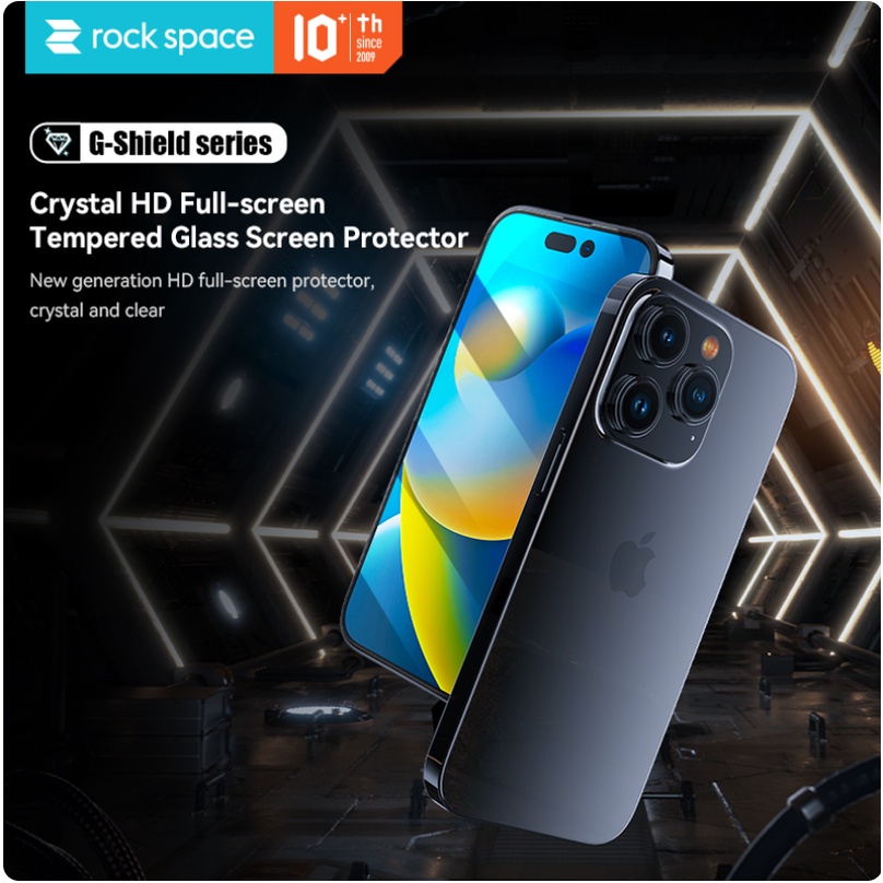Rock Space Crystal HD Full-screen Tempered Glass Screen Protector For ...