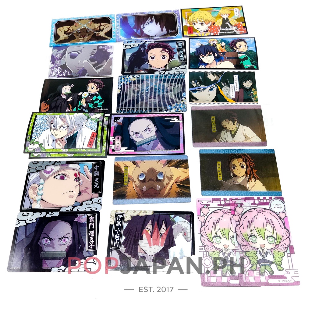 Demon Slayer: Kimetsu No Yaiba Anime Cards | Shopee Philippines