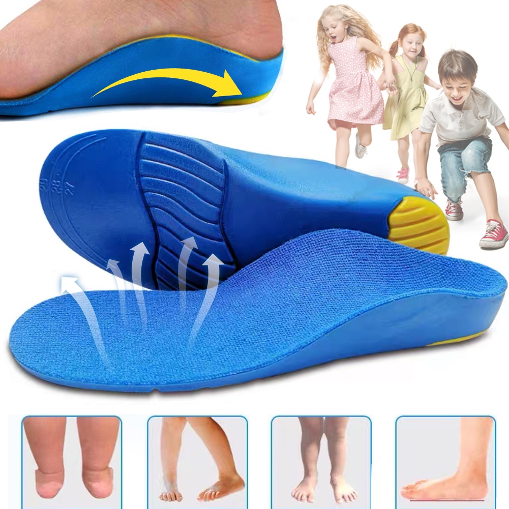Kids Children Flat Feet Arch Support Insoles Orthotic Orthopedic Shoe ...