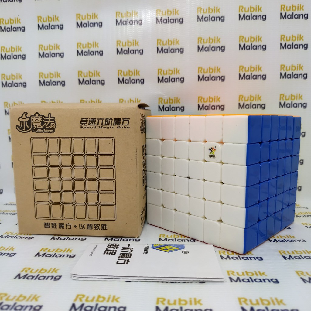 Rubik RUBIK RUBIK 6x6 YUXIN 6x6 LITTLE MAGIC STICKERLESS RUBIK ORIGINAL ...