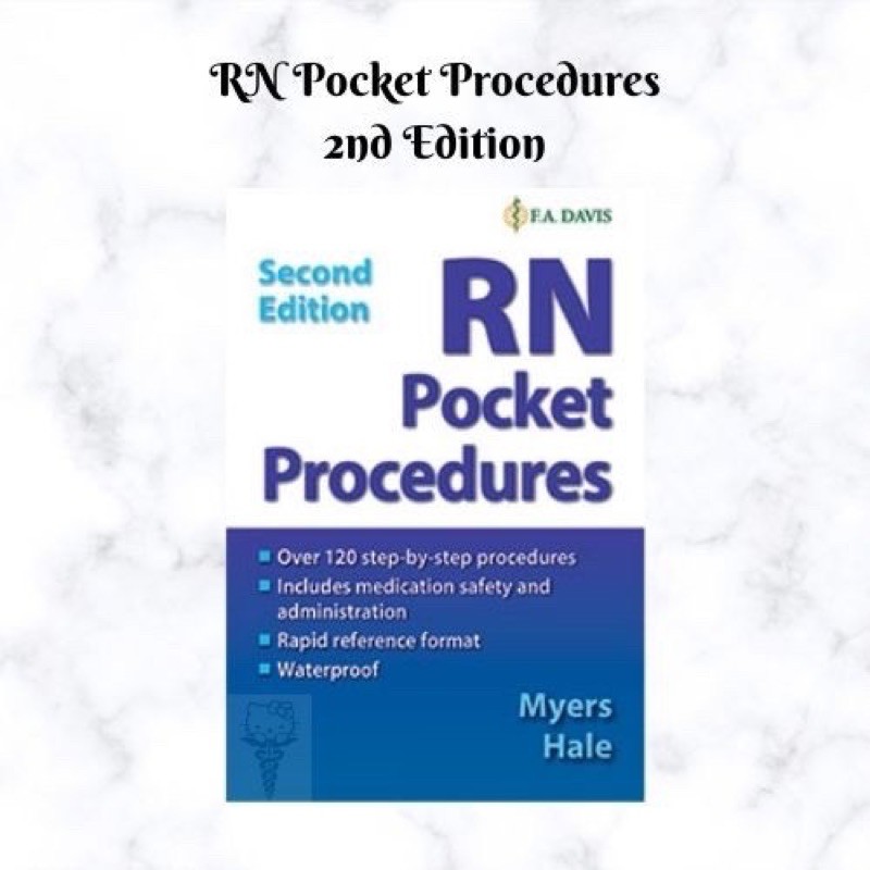 RN Pocket Procedures 2nd Edition | Shopee Philippines