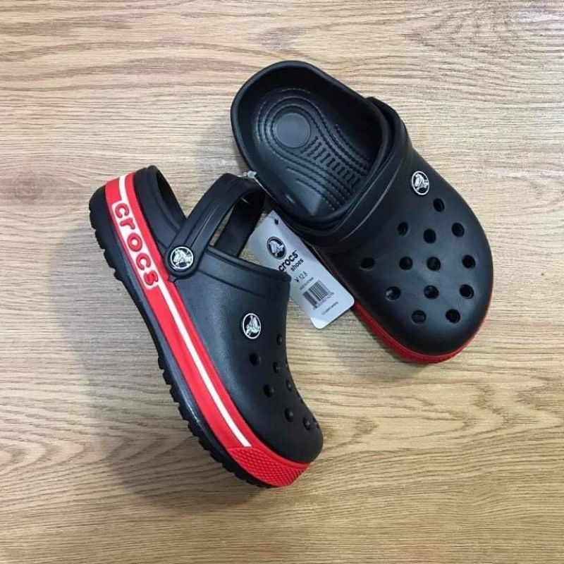 Thick Sole Crocs Slip on for Kids | Shopee Philippines