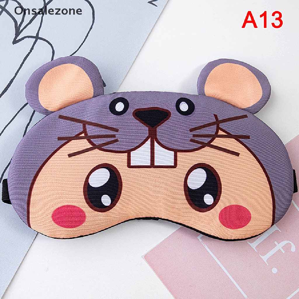 ONPH Sleeping Eye Cover Sleep Cute Night Dream Bandage Sort Pikachu ...