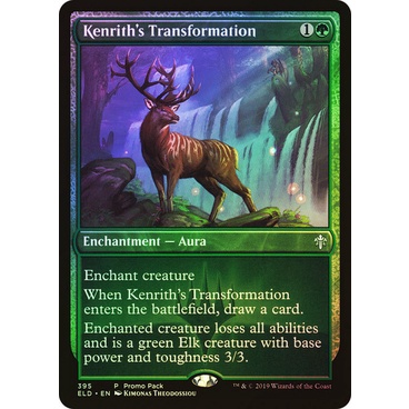 Magic the Gathering : Kenrith's Transformation - ELD NM - UC MTG Green ...