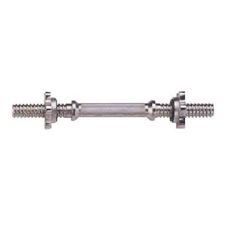 1 Pes OF DUMBBELL SHORT BARS WITH LOCKS + CHROME DUMBBELL BAR W/STAIN ...