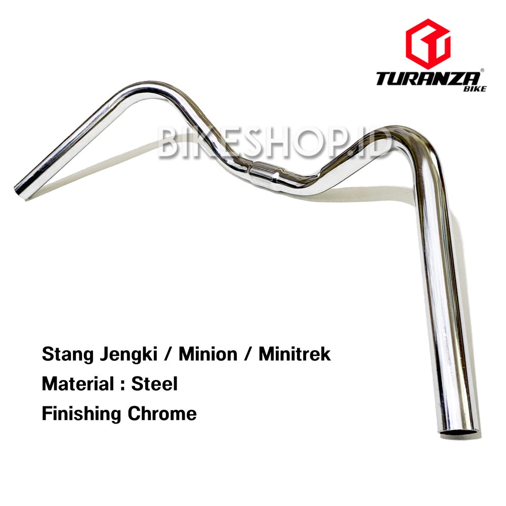 Bicycle Handlebar Mustache Minitrek Handlebar Steering Chrome Turanza ...