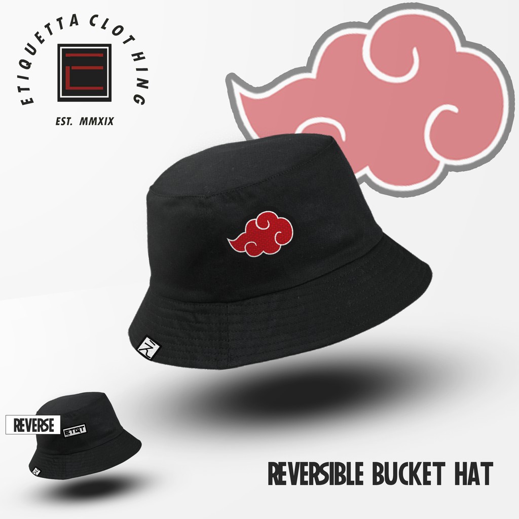 ETQTPH Official - Anime Waway Bucket Hat - Akatsuki Logo | Shopee ...