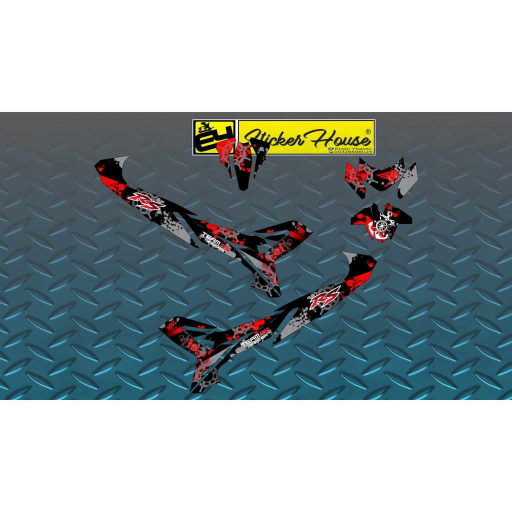 RS 125 fi Decals Laminated | Shopee Philippines